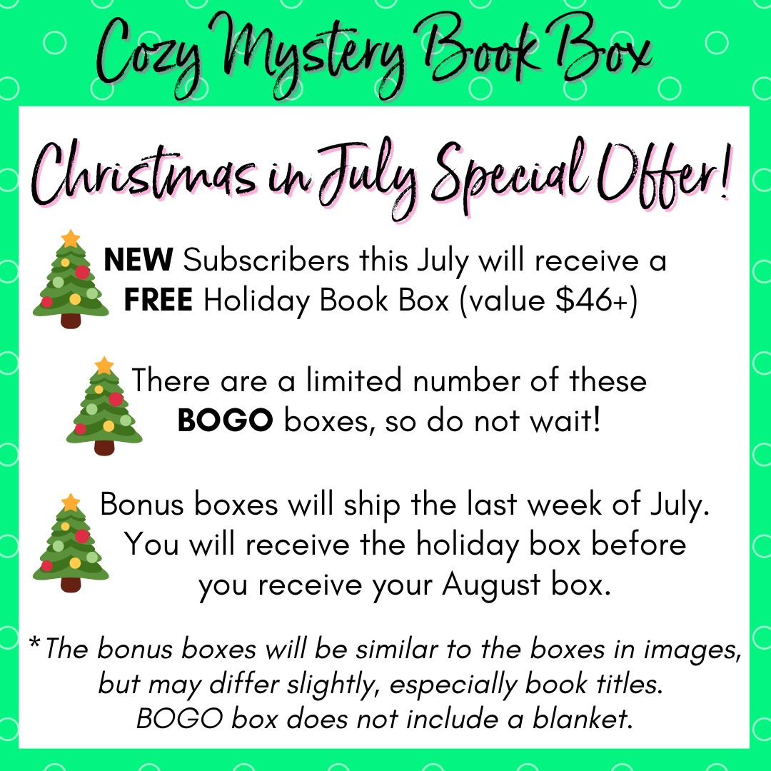 Bi-monthly Cozy Mystery Book Box – Cozy Books Corner